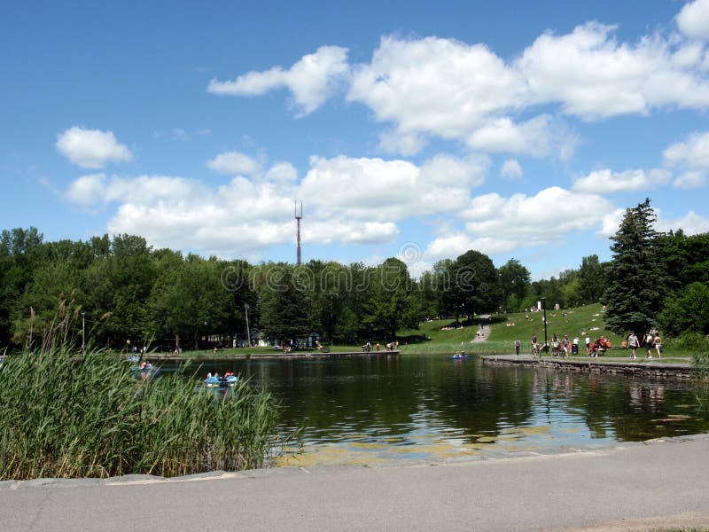 Montreal mont royal editorial photo. Image of city, summer - 96140846