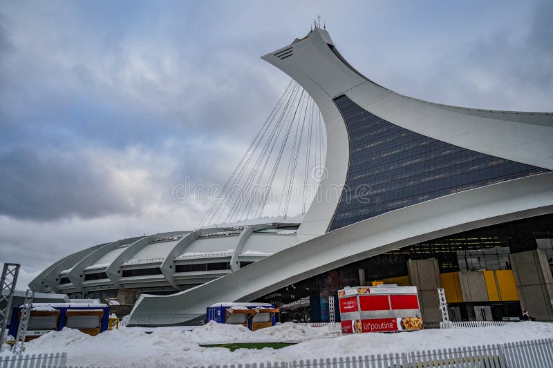 Montreal Olympic Stadium editorial photo. Image of olympic - 272312766