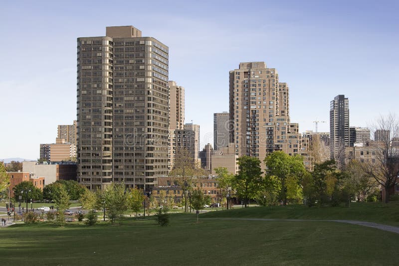 Montreal park stock photo. Image of city, street, downtown - 11609902
