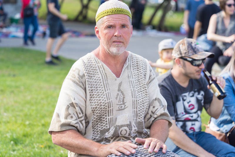 MONTREAL, QUEBEC, CANADA - MAY 20, 2018: Street Performers Montreal in ...