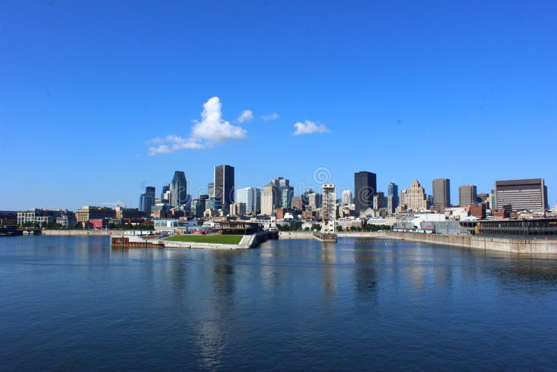 Montreal Skyline stock image. Image of modern, spring - 98783701