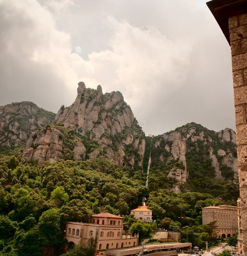 Montserrat Catalonia Spain stock photo. Image of benedictine - 25358942