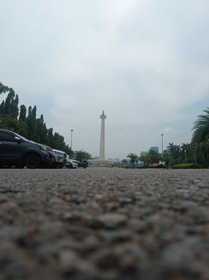 Monumen nasional Jacarta foto de stock. Imagem de roda - 264052210