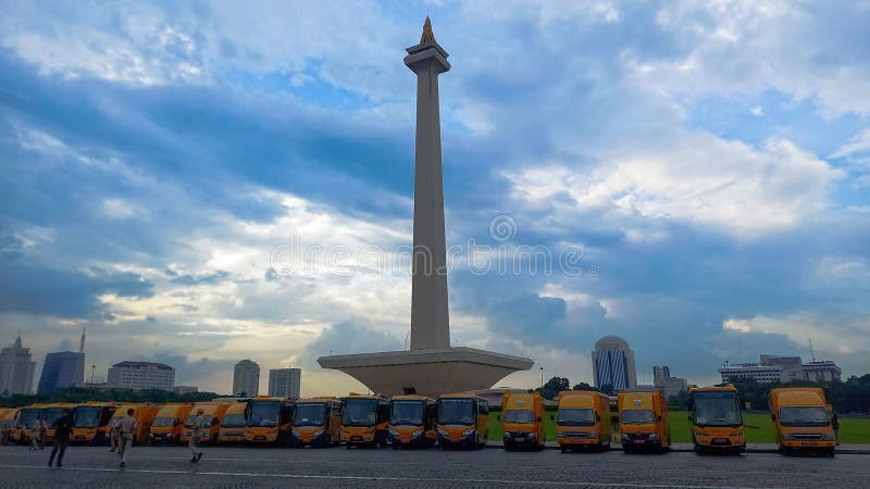 Monumen Nasional, Monas in Indonesia Editorial Photography - Image of ...