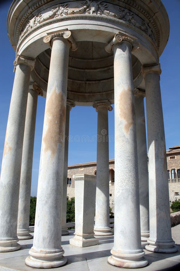 Monument 3 stock image. Image of clouds, round, ancient - 9090111