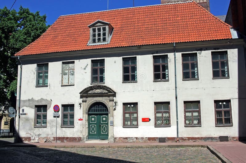 Monument of Architecture in the Old Riga, Latvia Editorial Photography ...