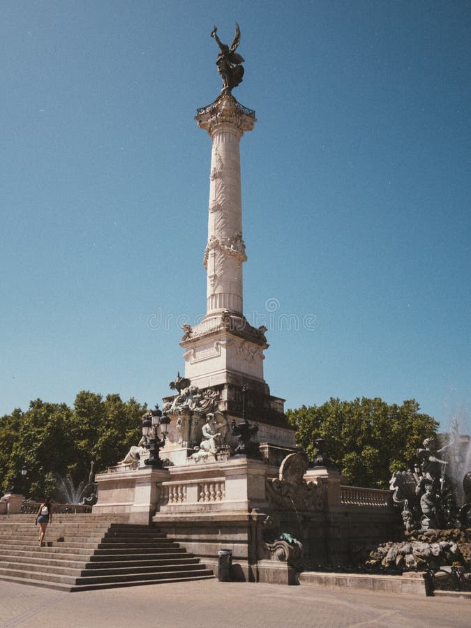 Monument Aux Girondins Bordeaux Editorial Photography - Image of ...