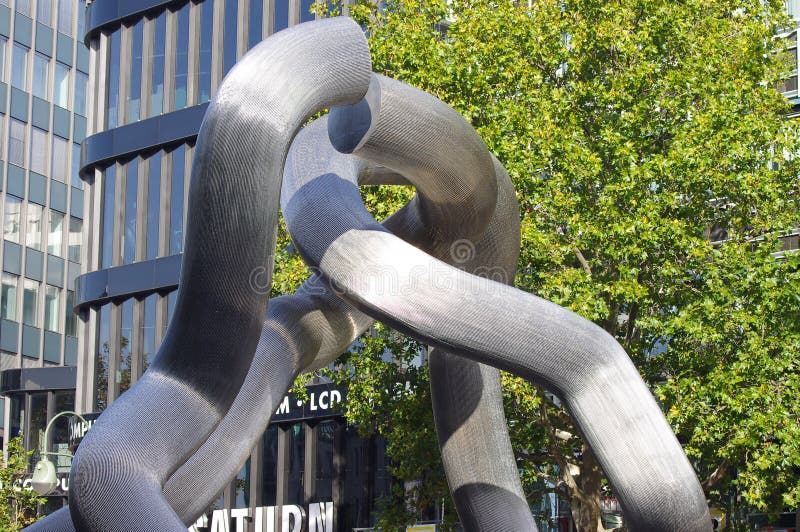 The Monument Commemorating Unification of Berlin Editorial Image ...