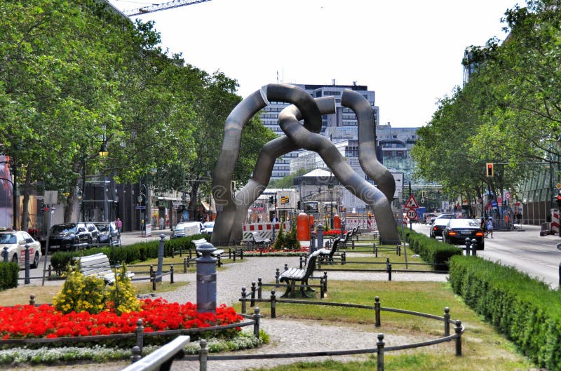 The Monument Commemorating Unification of Berlin Editorial Photography ...