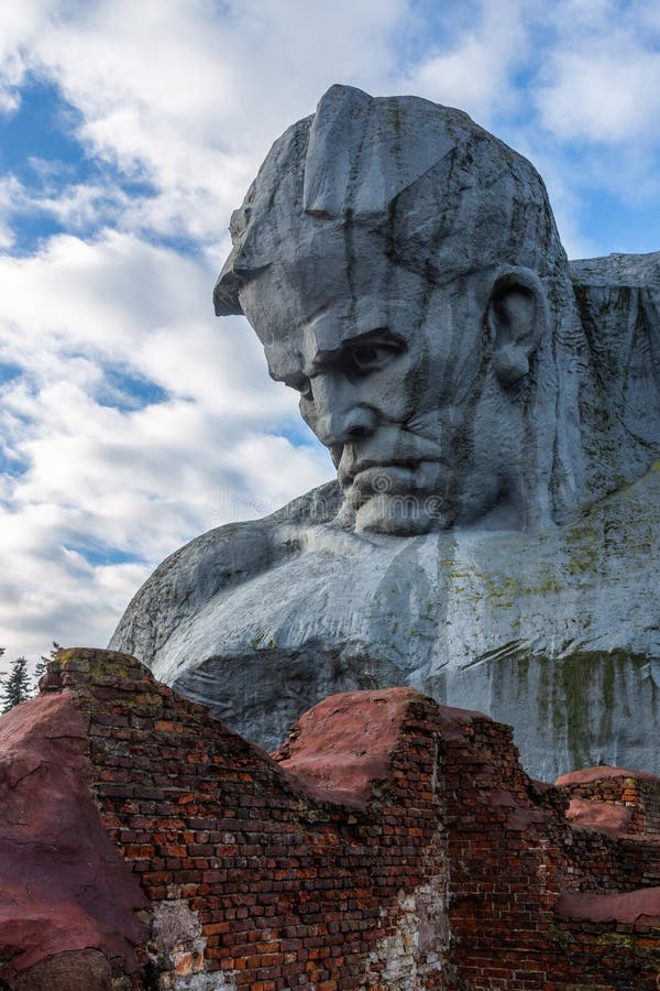 Monument Courage in Brest Fortress, Belarus Stock Image - Image of ...