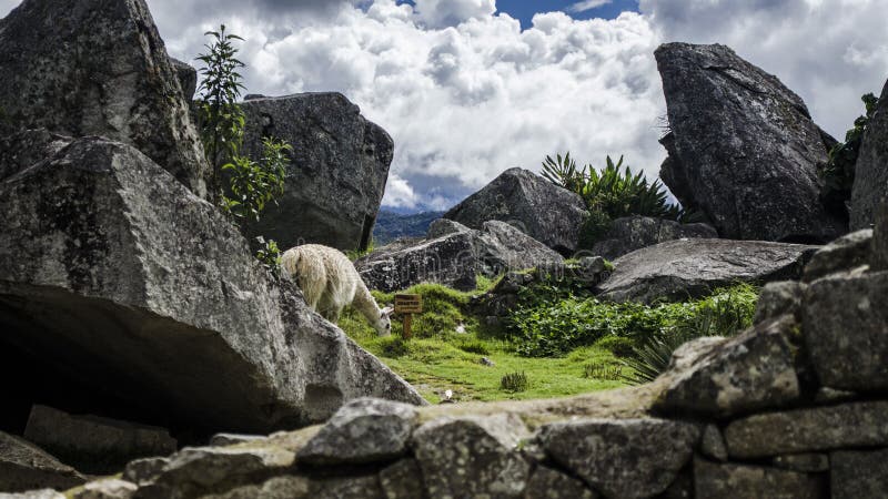 Monument on Cusco stock image. Image of formation, amazing - 87874429