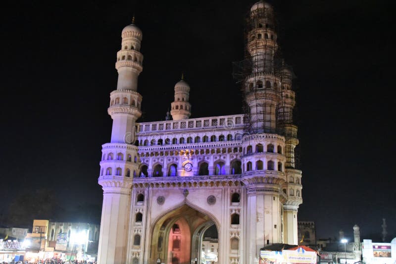 Monument De Charminar, Hyderabad, Telangana, Inde Photo stock - Image ...