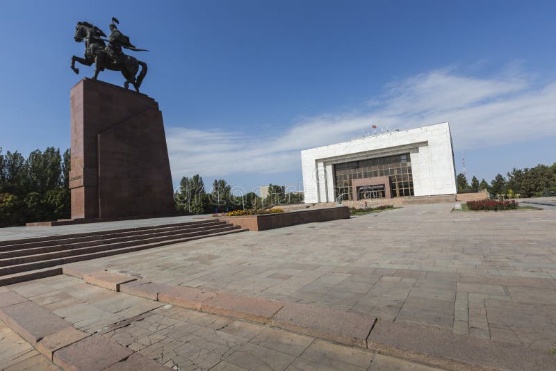 Monument To Manas. the Magnanimous Hero of the Kyrgyz Epic. Moscow ...