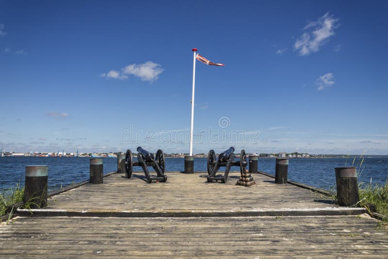 Monument for First Schleswig War at Strib, Funen, Denmark Stock Photo ...
