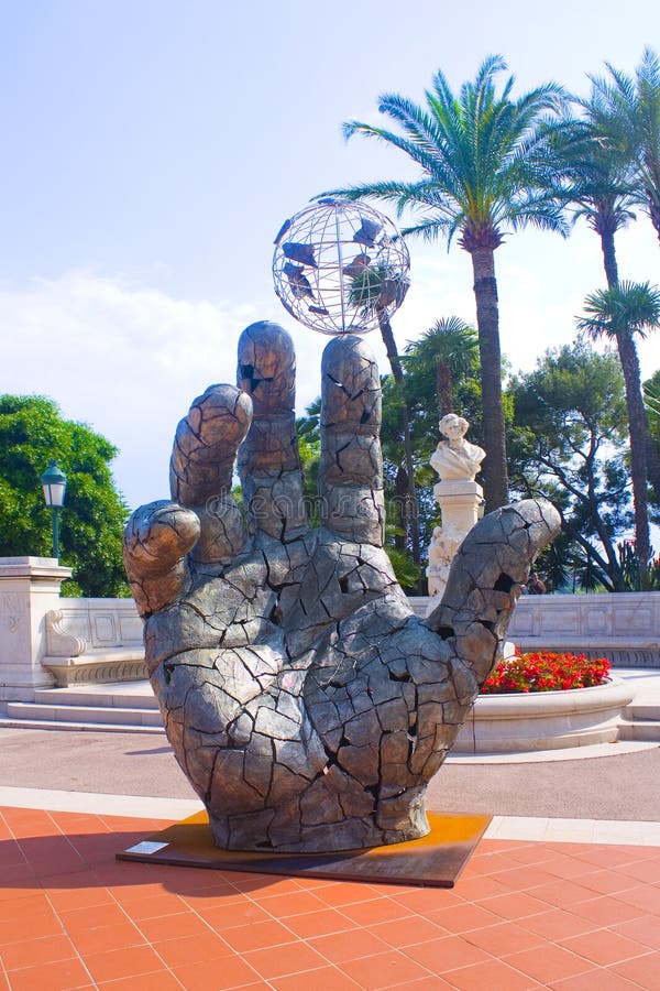 Monument in the Form of a Hand Holding the Globe, Near the Opera House ...