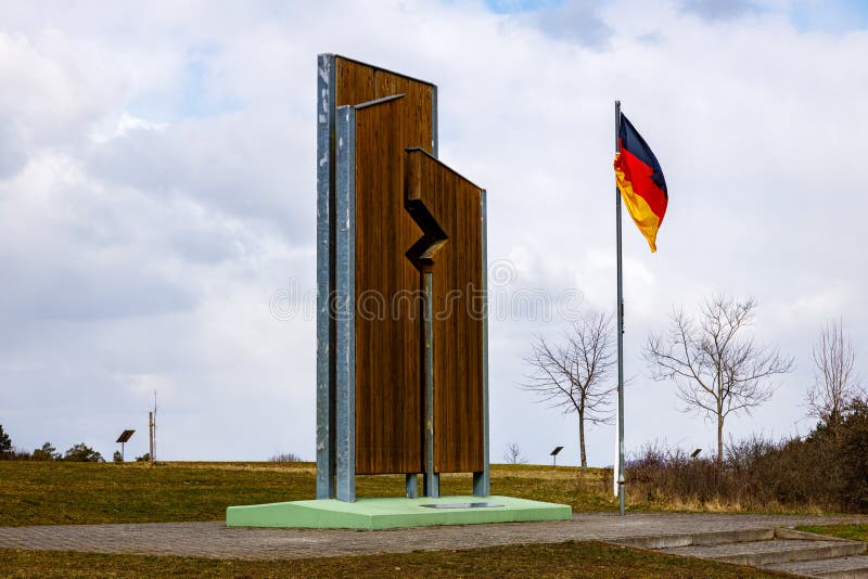Monument of the German Border Point Alpha Stock Image - Image of geisa ...