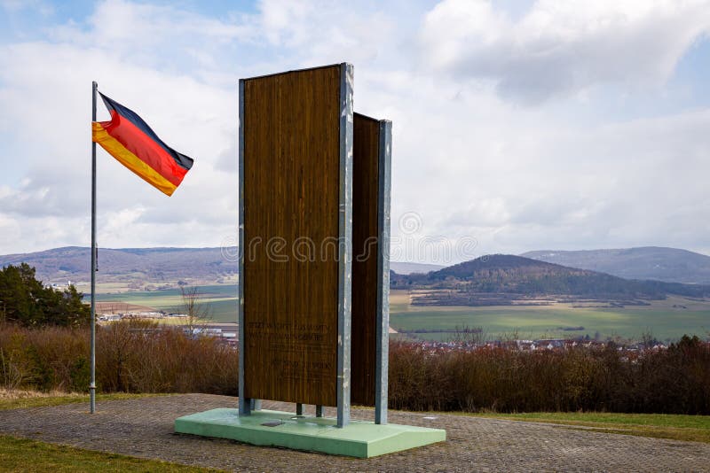 Monument of the German Border Point Alpha Stock Photo - Image of ...