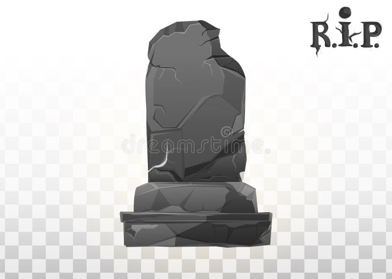 Monument on the Grave. Gravestone in the Cemetery. Gray Monument on the ...