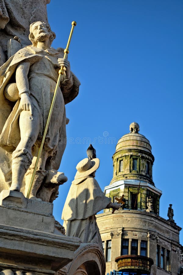 Monument holy trinity stock image. Image of religion - 66718335