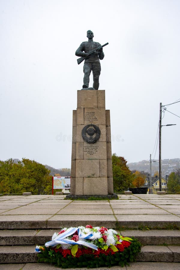Monument in Honor of the Soviet Liberation Editorial Stock Image ...