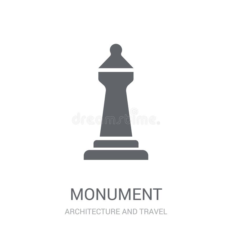 Monument Icon. Trendy Monument Logo Concept on White Background Stock ...