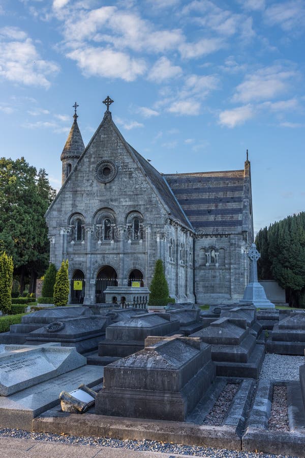 Monument Inside the Cemetery of Glasnevin District in Dublin, Ireland ...