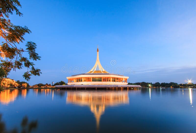 Monument at King Rama IX Park Stock Image - Image of garden, plant ...