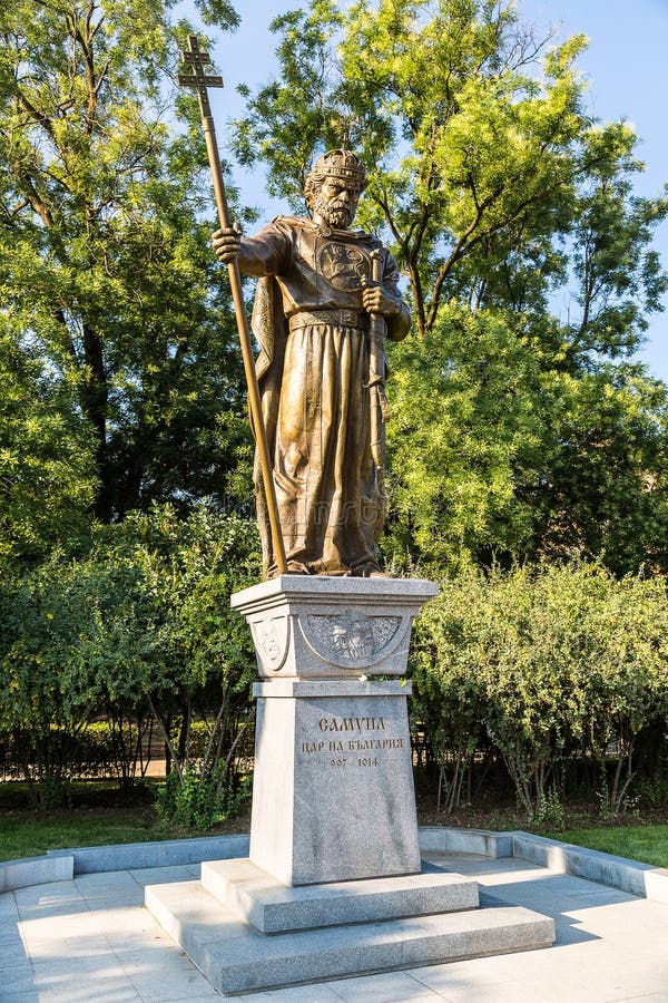 Monument of King Samuil in Sofia Stock Photo - Image of emperor, metal ...