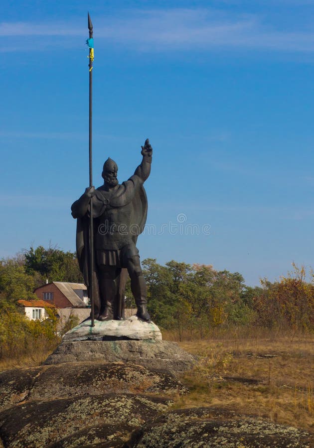 A Monument of a Knight Made by Unknown Author, Standing on the Island ...