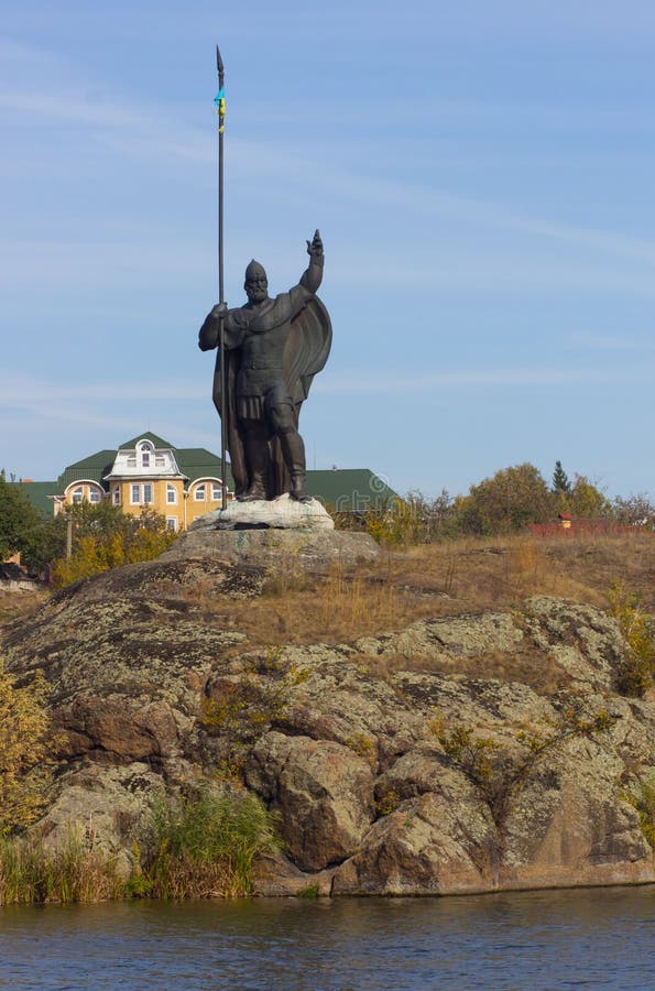 A Monument of a Knight Made by Unknown Author, Standing on the Island ...
