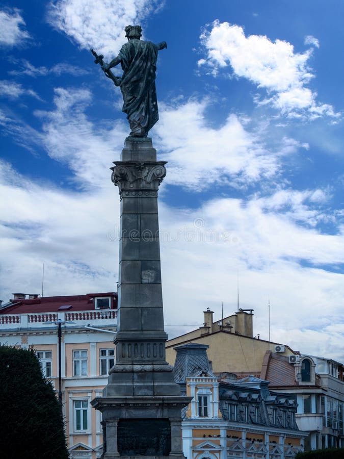 Monument of Liberty in Rousse, Bulgaria Stock Photo - Image of ...