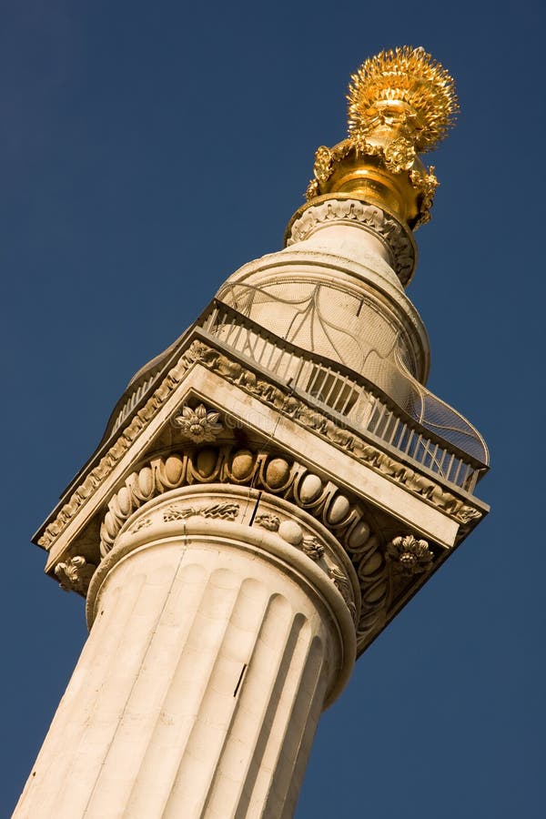 The Monument, London stock photo. Image of capital, tourism - 7803754