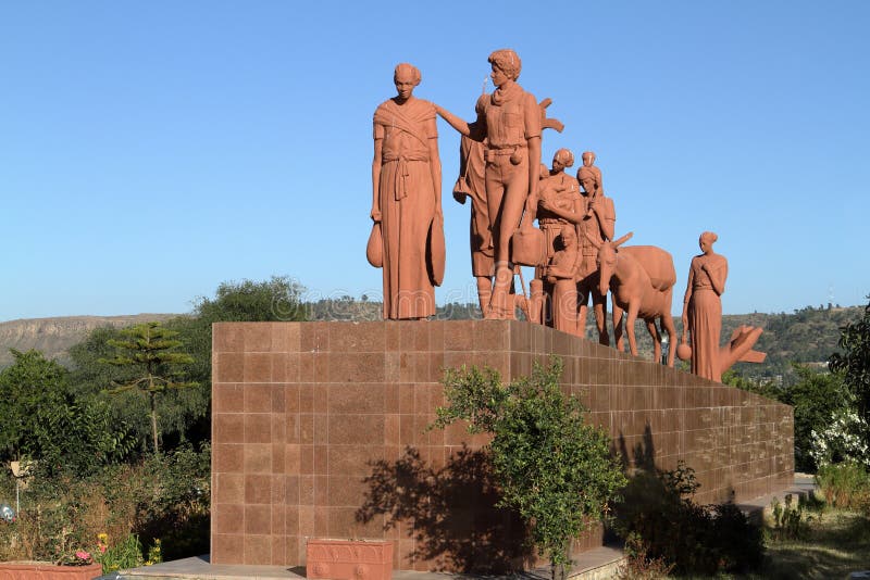 Monument of Mekele in Ethiopia Stock Image - Image of africa, mekele ...
