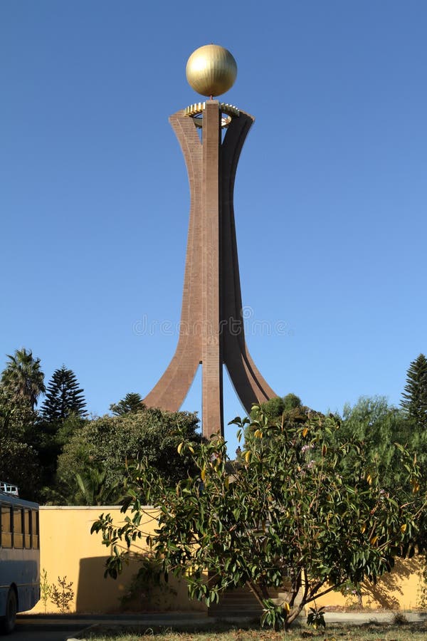Monument of Mekele in Ethiopia Stock Image - Image of fights, landmark ...