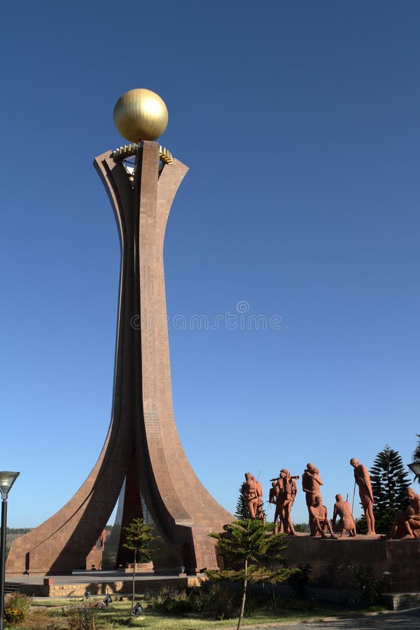 Monument of Mekele in Ethiopia Stock Image - Image of africa, mekele ...