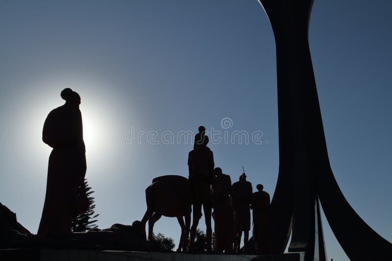 Monument of Mekele in Ethiopia Stock Photo - Image of statue ...