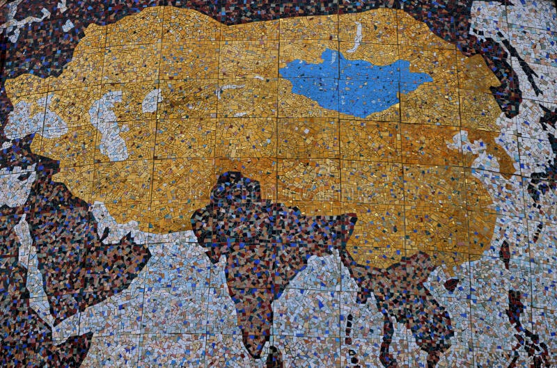 Monument of Mongol Empire in Kharkhorin, Mongolia Stock Image - Image ...