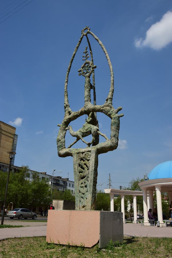 Monument of Original Design in Astana Editorial Image - Image of ...