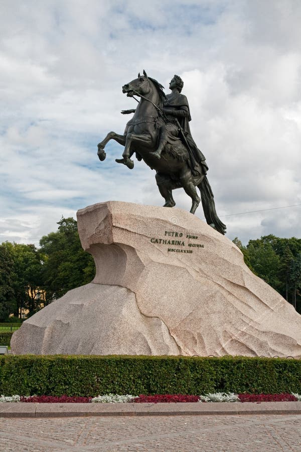 Monument of Peter the First Stock Image - Image of horse, hand: 18446457