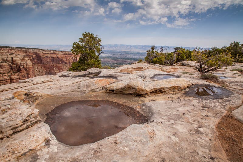 Monument Pothole stock photo. Image of filled, rocky - 92186400