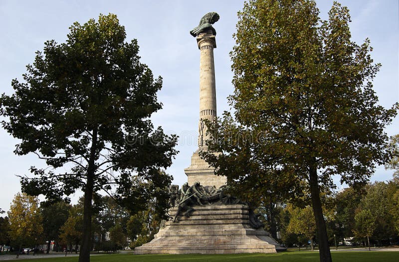 Monument stock image. Image of field, trees, statue, structure - 50170451