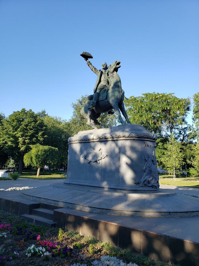 Monument of Suvorov in the City Center of Izmail Editorial Photo ...