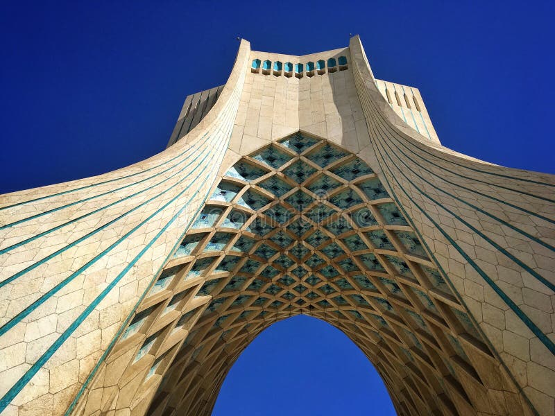 Monument in Tehran stock photo. Image of capital, tehran - 79615412