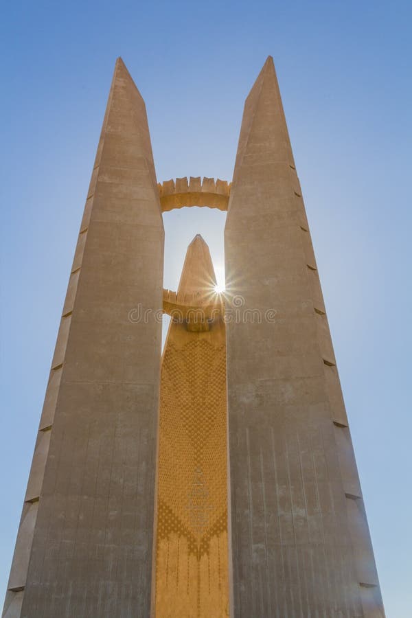 Monument To Arab-Soviet Friendship at Aswan High Dam, Egy Stock Photo ...