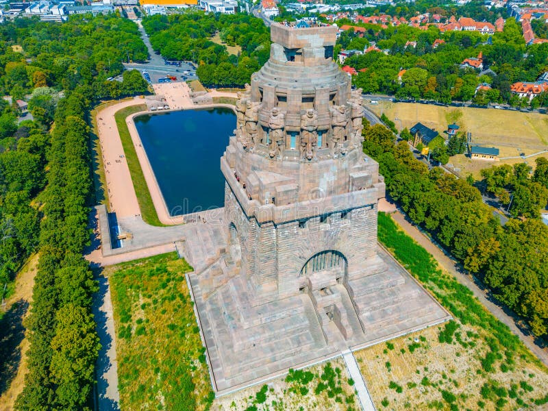 Monument To the Battle of the Nations in German Town Leipzig Editorial ...