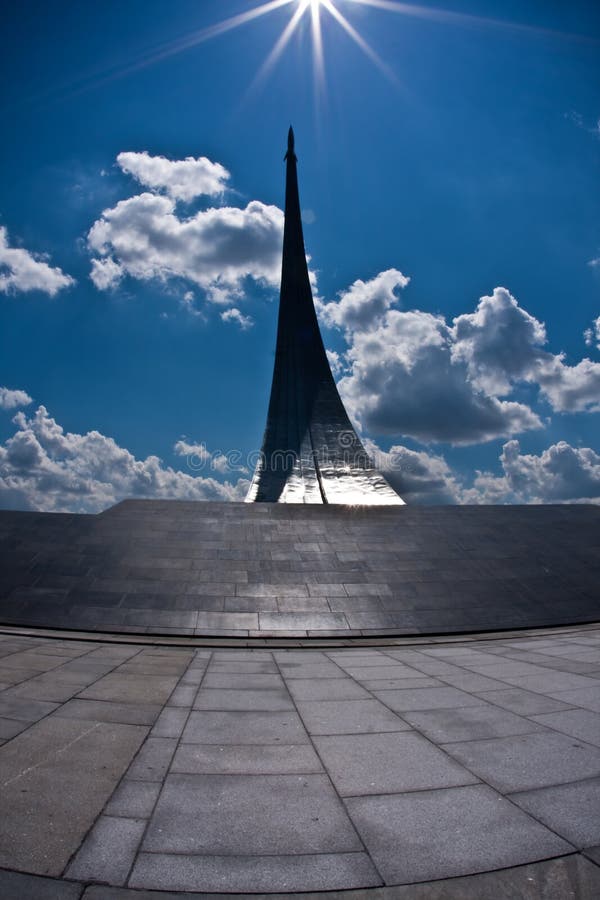 Monument To the Conquerors of Space Stock Image - Image of sunshine ...