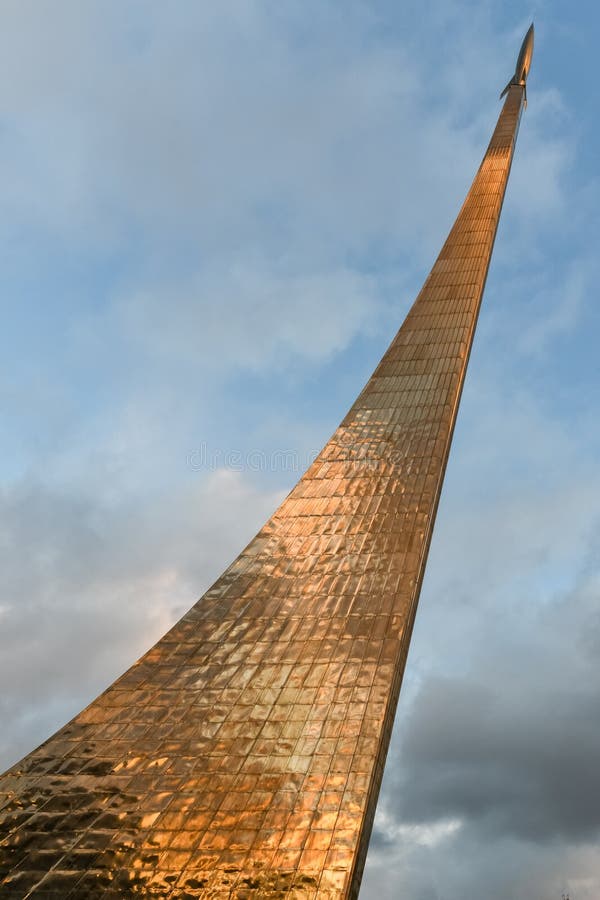 Monument To the Conquerors of Space - Moscow Editorial Photography ...