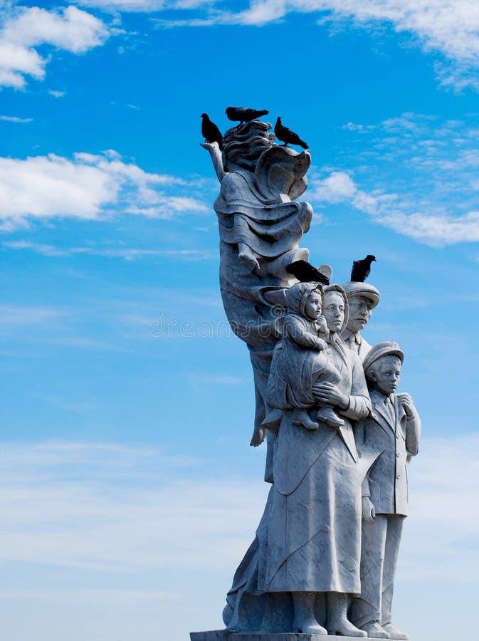 Monument To the Immigrant, New Orleans Stock Image - Image of ...
