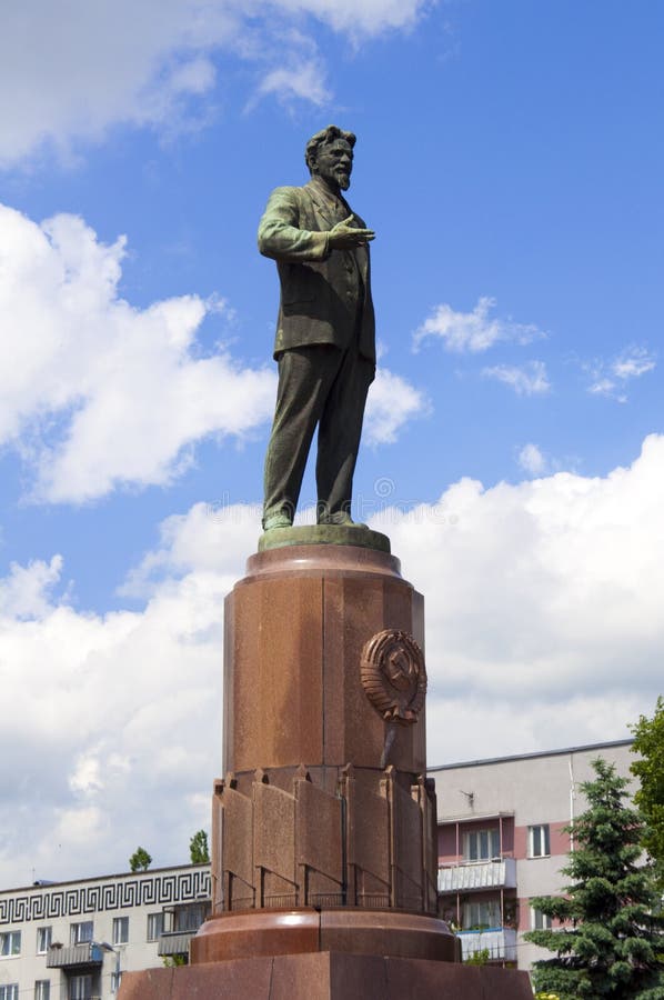 Monument To Kalinin. Kaliningrad, Russia Stock Image - Image of europe ...