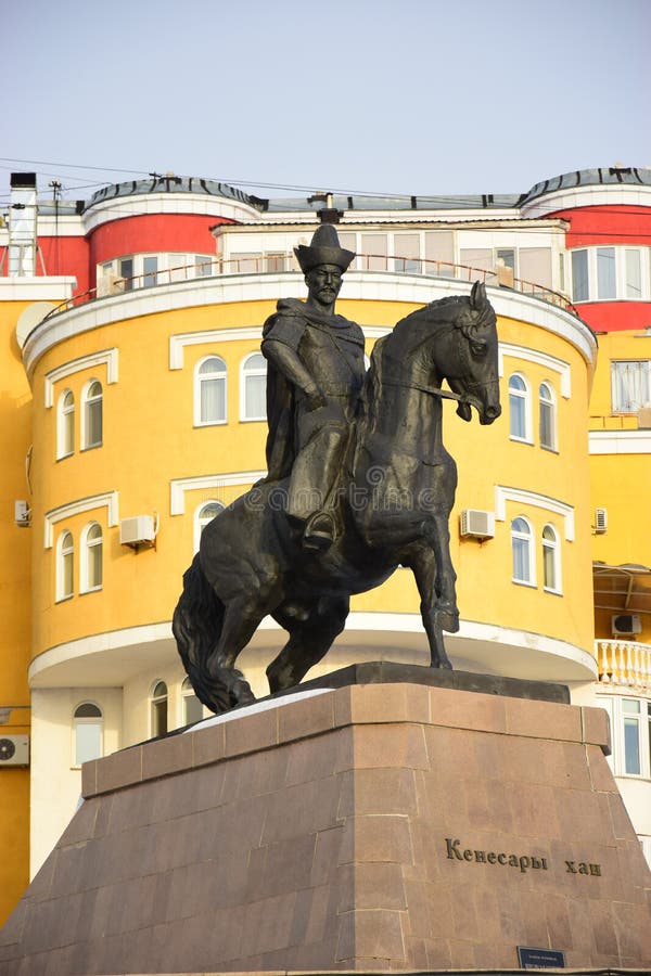 A Monument To Kenesary Khan in Astana Editorial Photo - Image of city ...